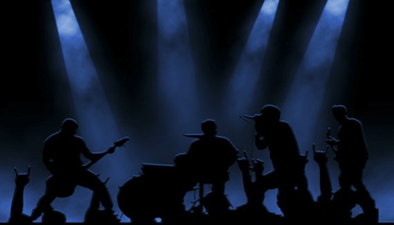 Stage Lights Planet Photoshop