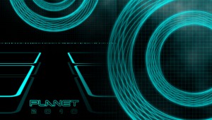 Tron Graphic Effect - Planet Photoshop