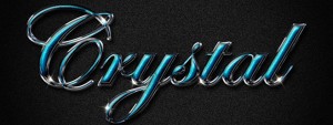 Crystal Text Effect - Planet Photoshop