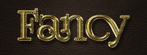 Fancy Gold Text Effect - Planet Photoshop