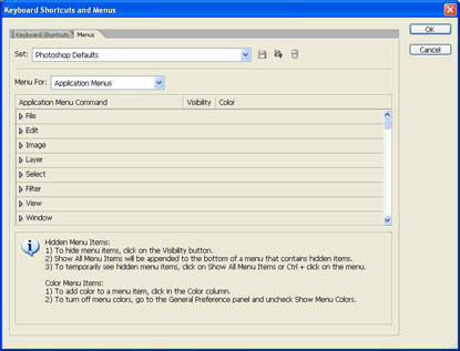Customizing Photoshop CS2 Menus - Planet Photoshop